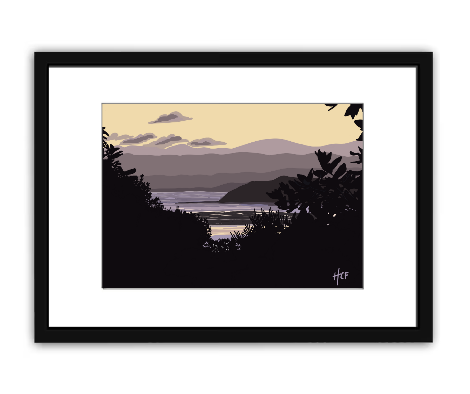Pauatahanui Inlet Sunrise Print – Betsa Art